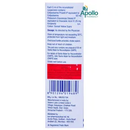 Cepodem XP 50 Dry Syrup | Uses, Side Effects, Price | Apollo Pharmacy
