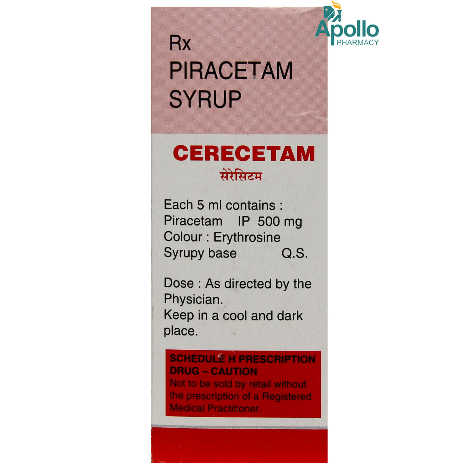 Cerecetam Syrup 100 ml Price, Uses, Side Effects, Composition - Apollo ...
