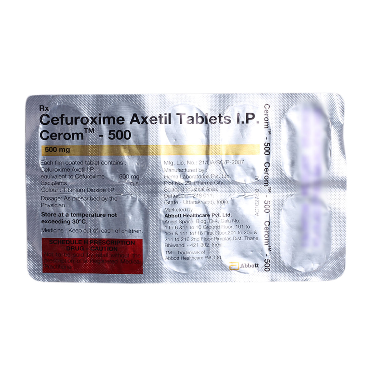 Cerom 500 mg Tablet | Uses, Side Effects, Price | Apollo Pharmacy