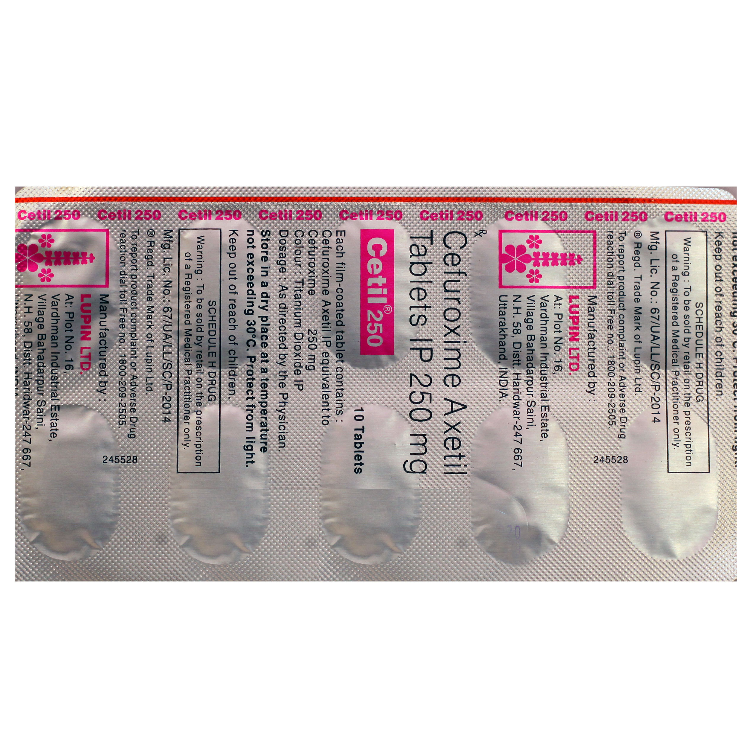 Cetil 250 Tablet | Uses, Side Effects, Price | Apollo Pharmacy
