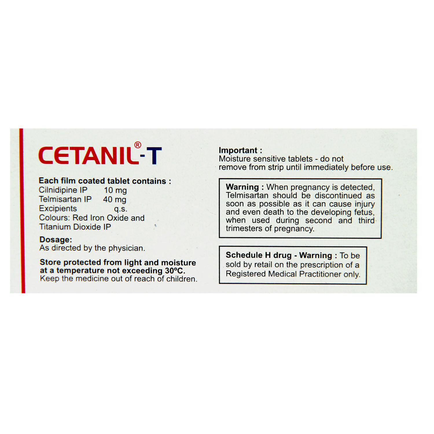 Cetanil T Tablet 10's Price, Uses, Side Effects, Composition - Apollo ...