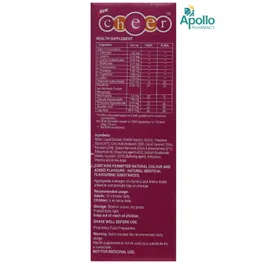 Cheer Syrup | Uses, Side Effects, Price | Apollo Pharmacy