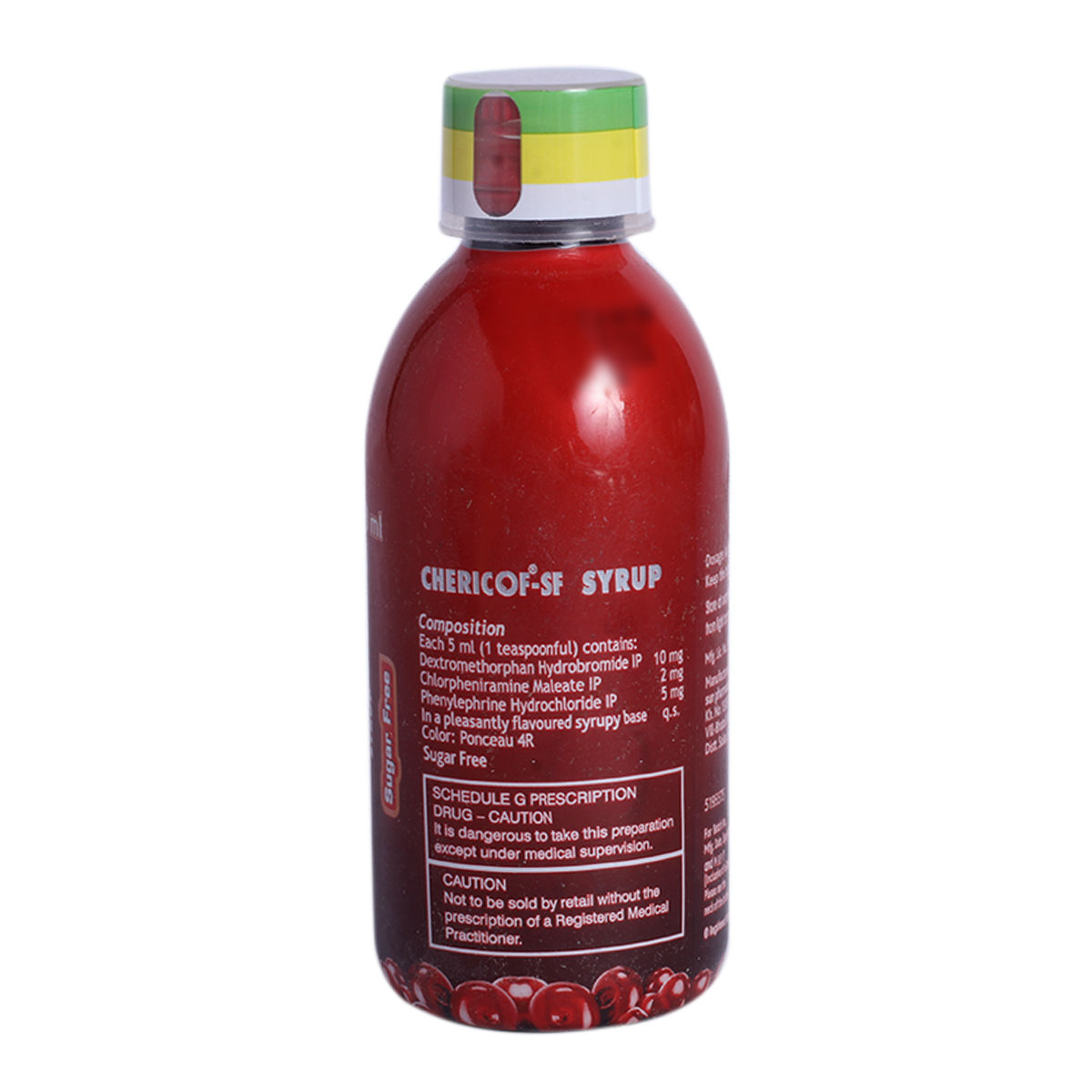 Chericof-SF Sugar Free Syrup 100 ml Price, Uses, Side Effects ...