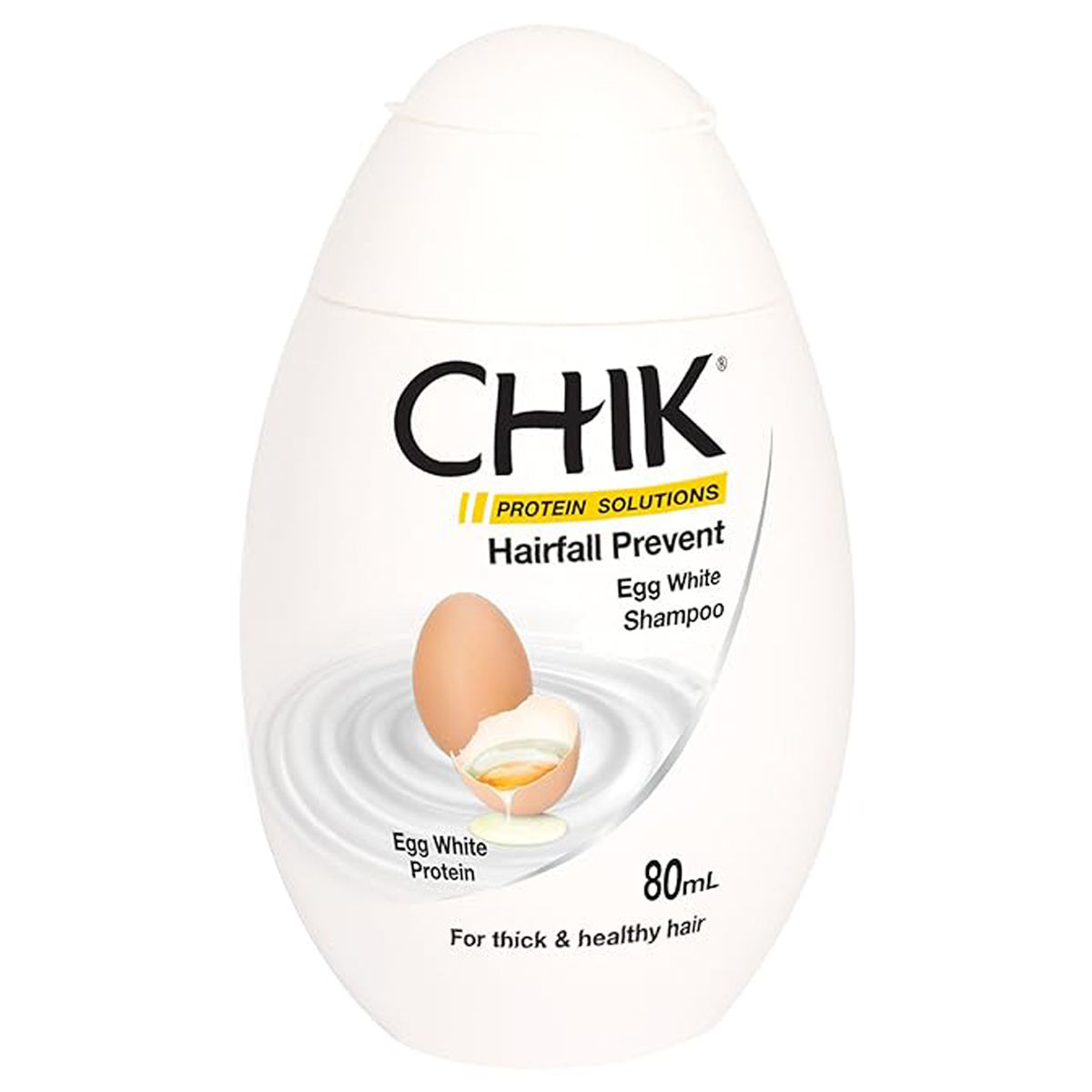 Buy Chik Hairfall Prevent Egg White Protein Shampoo, 80 ml | 19 Minutes ...