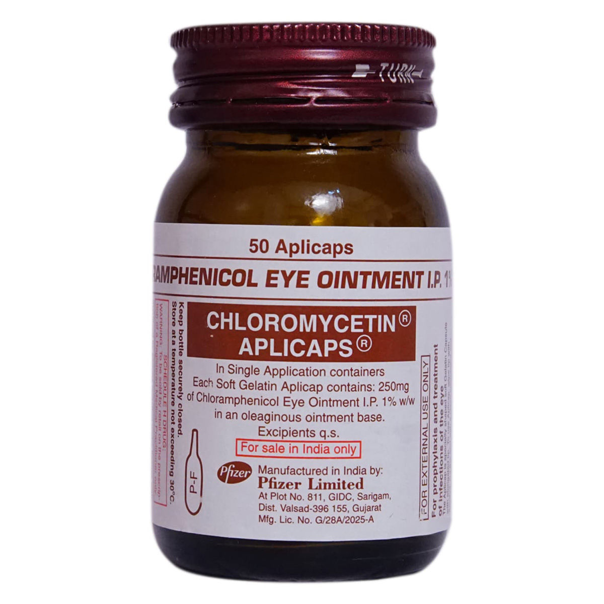 Chloromycetin Aplicap 50's Price, Uses, Side Effects, Composition ...