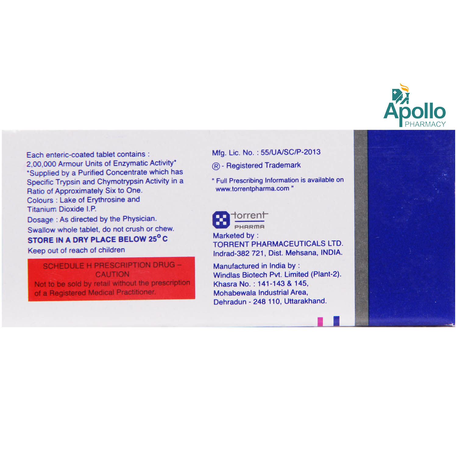 Chymoral Forte DS Tablet | Uses, Side Effects, Price | Apollo Pharmacy