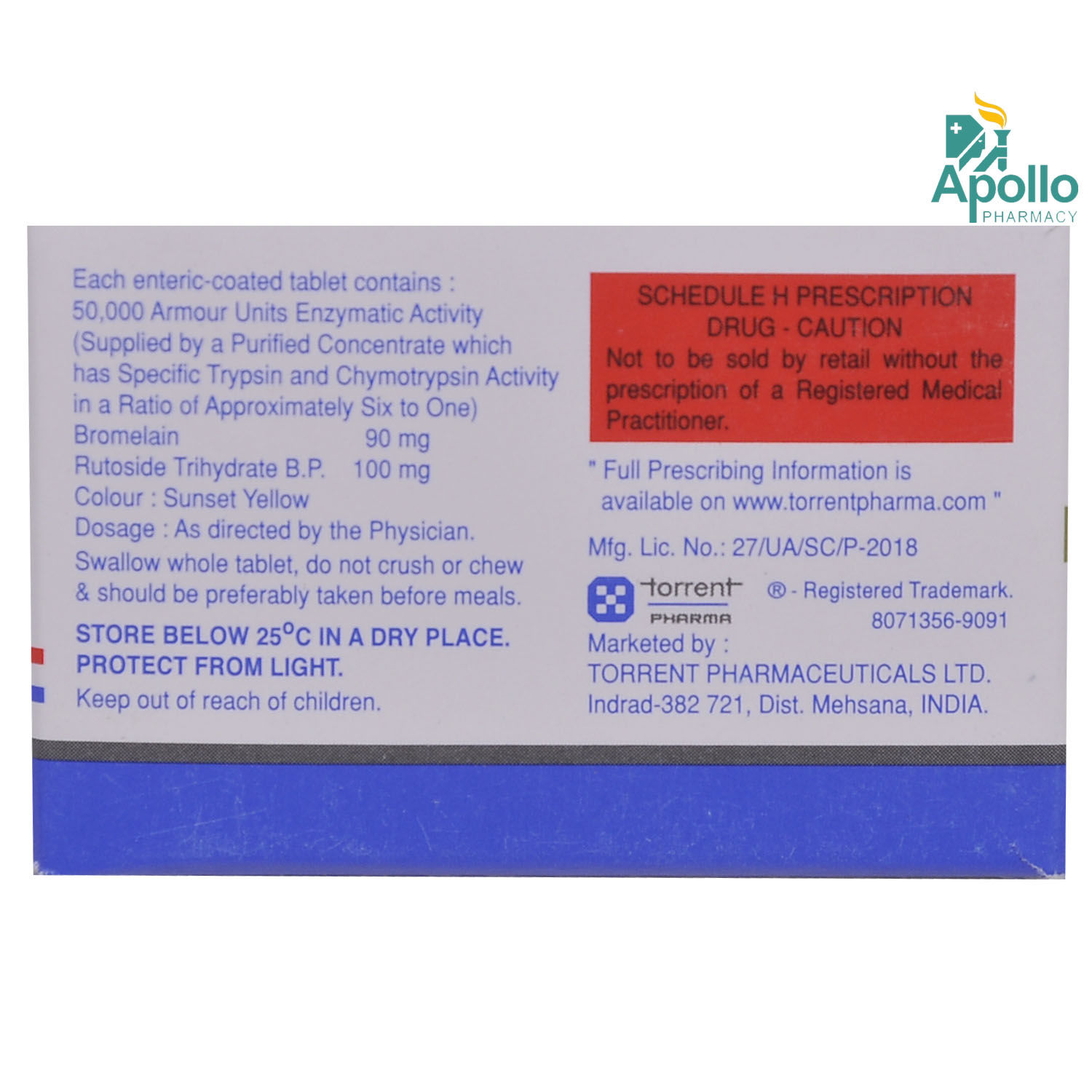 Chymoral-BR Tablet 10's Price, Uses, Side Effects, Composition - Apollo ...