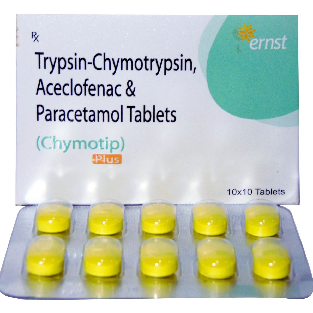 CHYMOTIP PLUS TABLET 10'S Price, Uses, Side Effects, Composition ...
