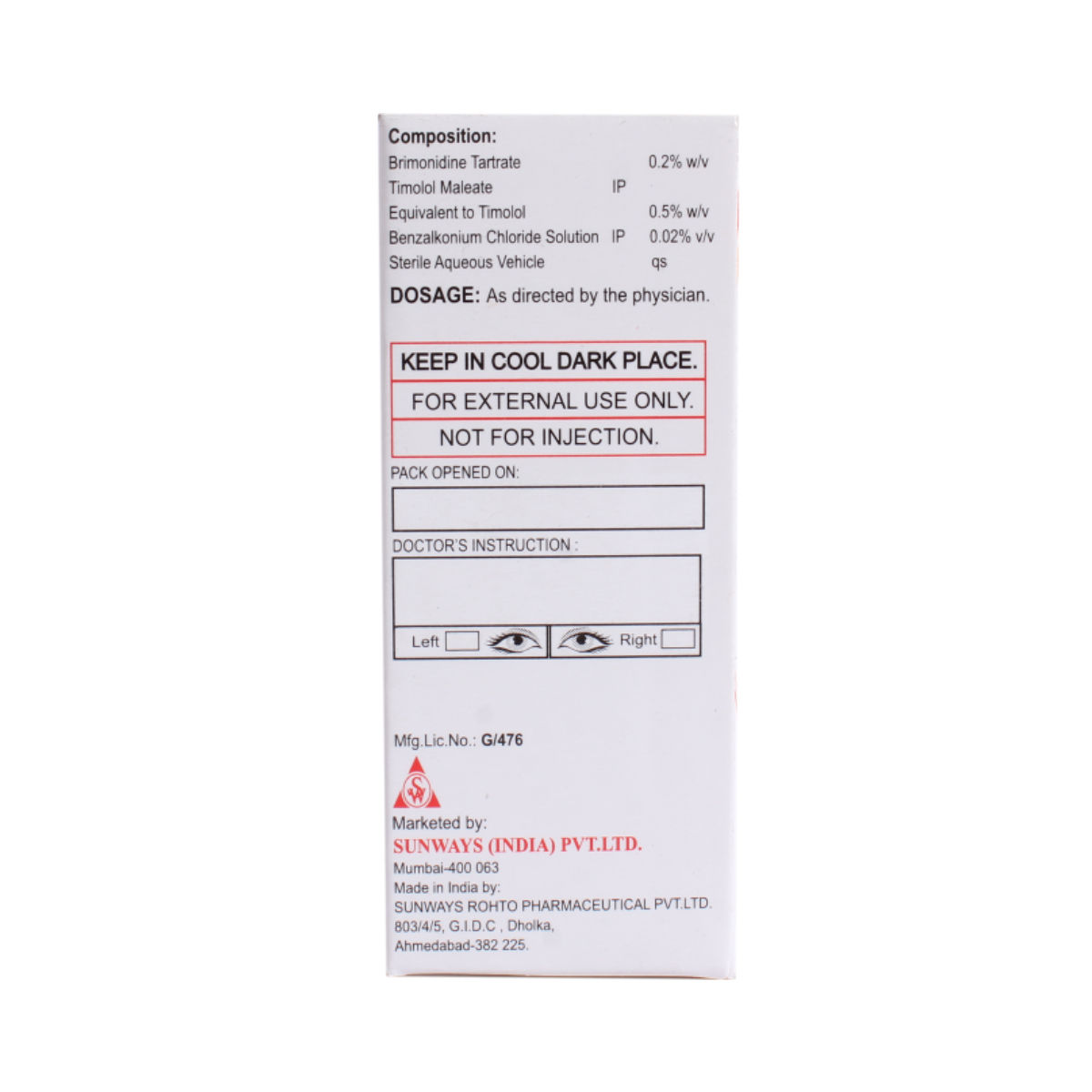 Cibrim-T Eye Drops 5 ml Price, Uses, Side Effects, Composition - Apollo ...