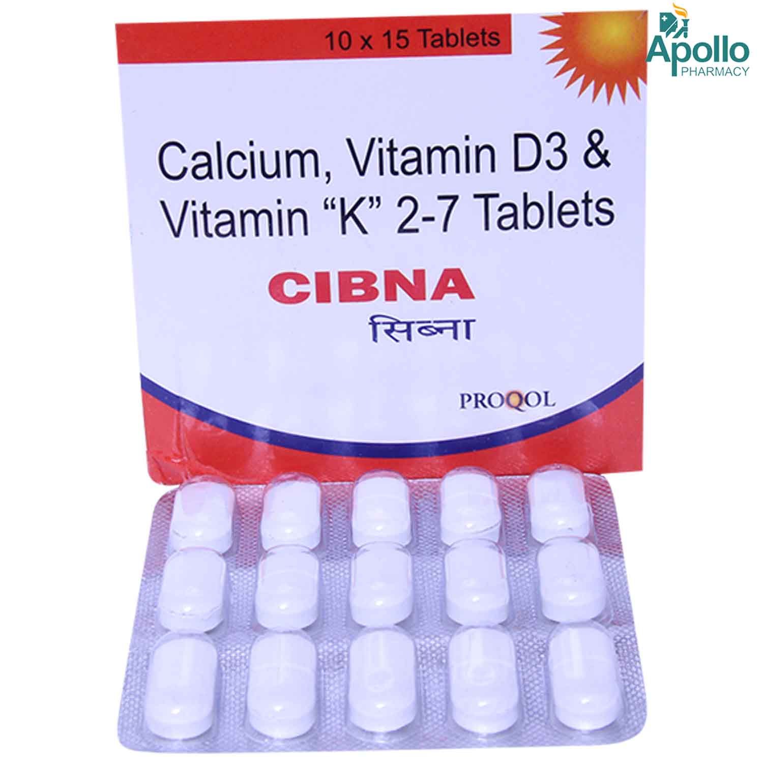 Cibna Tablet 15's Price, Uses, Side Effects, Composition - Apollo Pharmacy