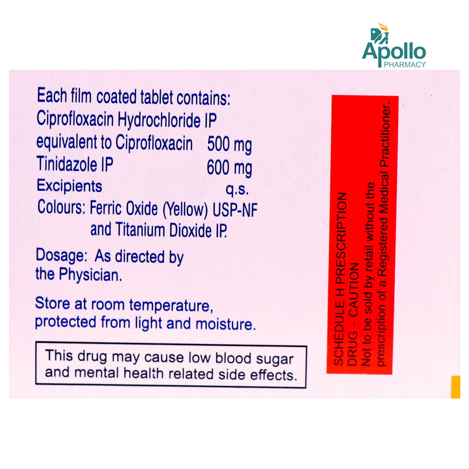 Cifran CT Tablet 10's Price, Uses, Side Effects, Composition - Apollo ...