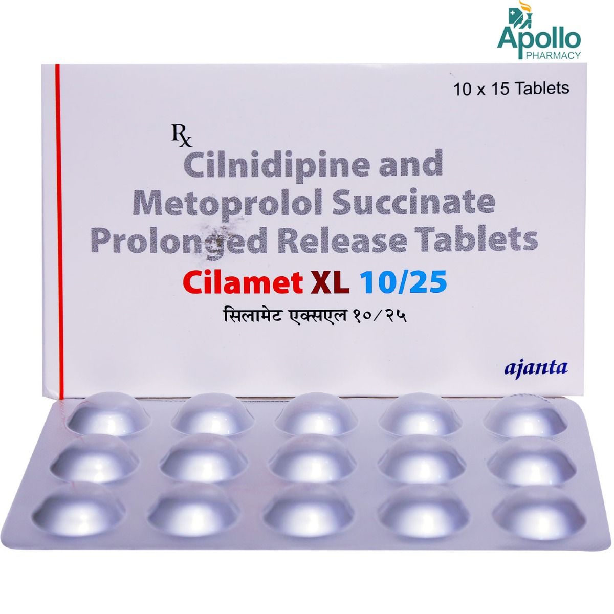 Cilamet Xl 10/25 mg Tablet 10's Price, Uses, Side Effects, Composition ...