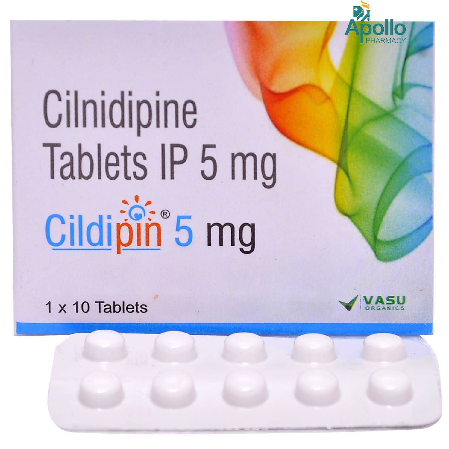 CILDIPIN 5MG TABLET Price, Uses, Side Effects, Composition - Apollo ...