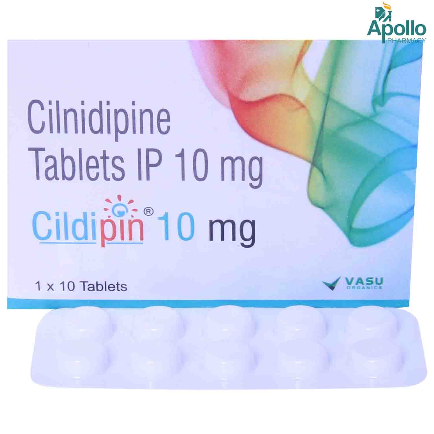Cildipin 10 Tablet 10's Price, Uses, Side Effects, Composition - Apollo ...