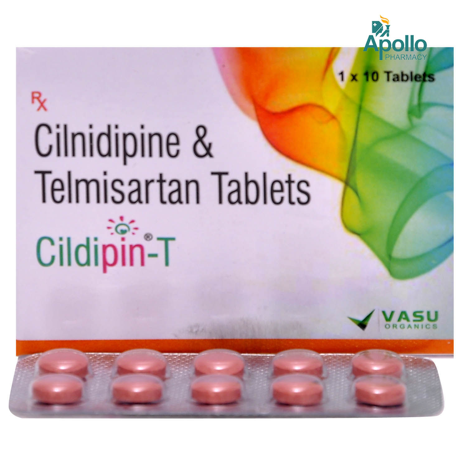 Cildipin-T Tablet 10's Price, Uses, Side Effects, Composition - Apollo ...
