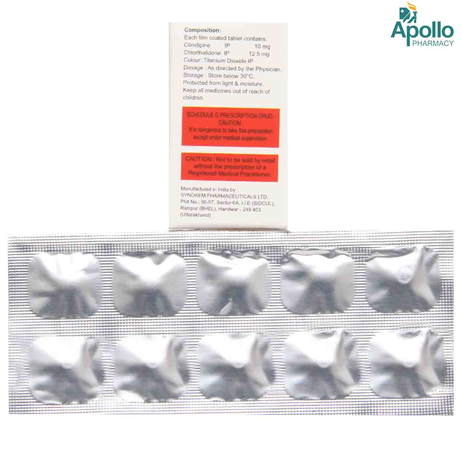 Cilidin CH Tablet 10's Price, Uses, Side Effects, Composition - Apollo ...