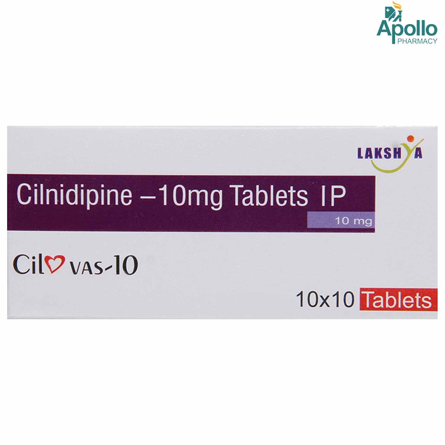Cilovas 10 Tablet | Uses, Side Effects, Price | Apollo Pharmacy
