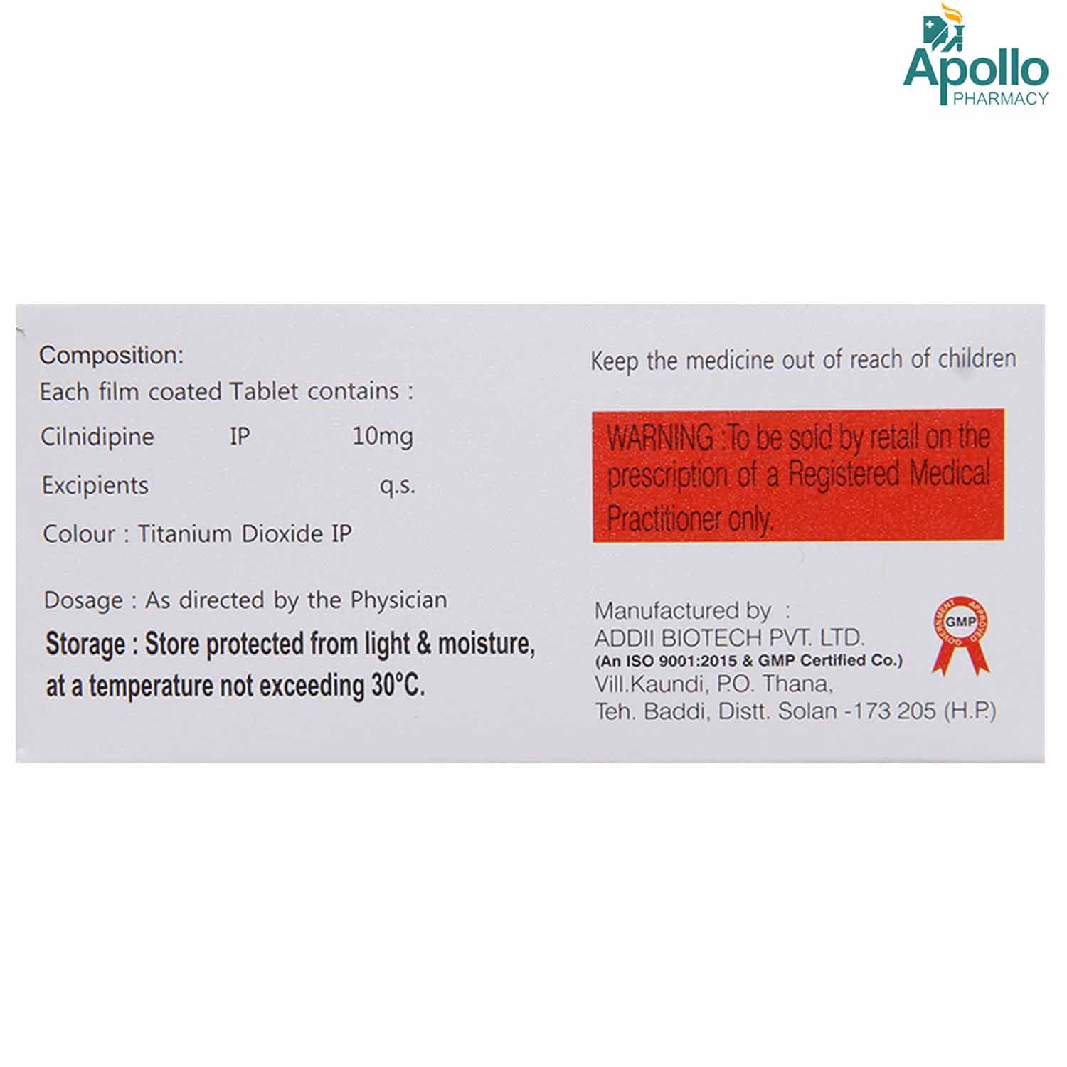 Cilovas 10 Tablet 10's Price, Uses, Side Effects, Composition - Apollo ...