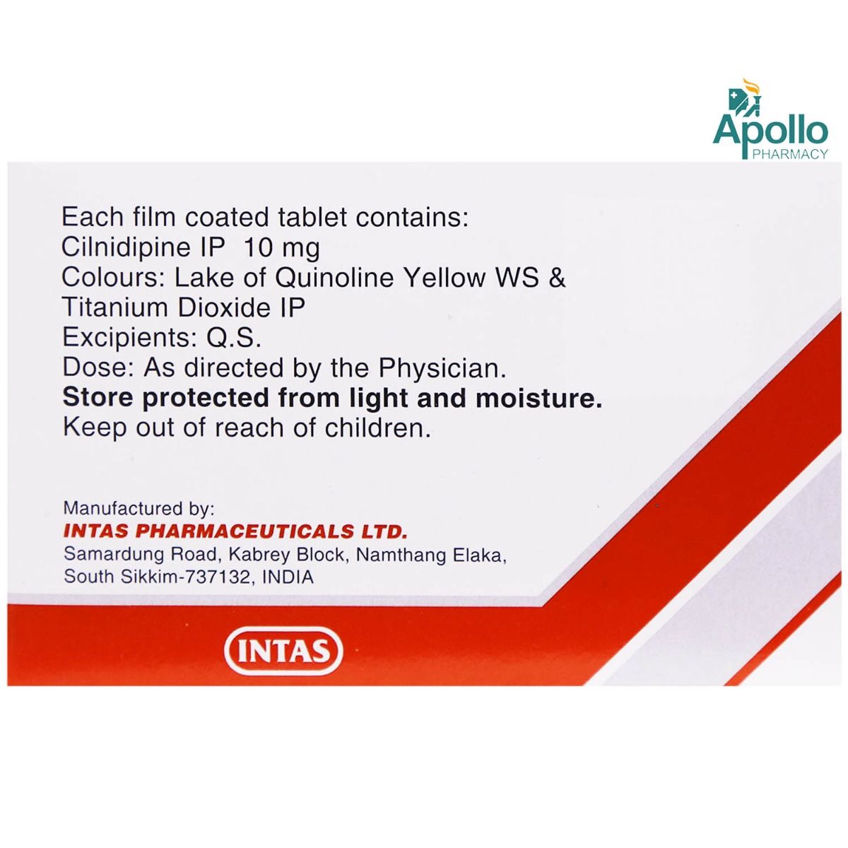 Cilny 10 Tablet | Uses, Side Effects, Price | Apollo Pharmacy