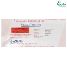 Cintigo Tablet | Uses, Side Effects, Price | Apollo Pharmacy