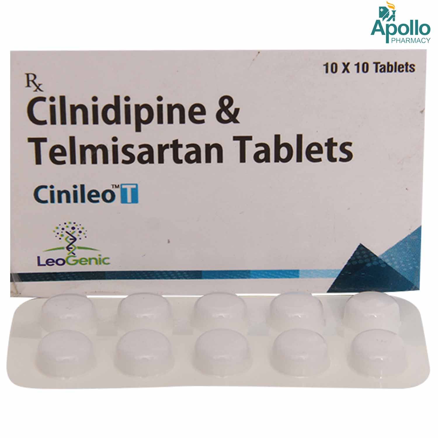 Cinileo T 10/40mg Tablet 10's Price, Uses, Side Effects, Composition ...