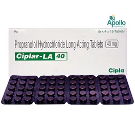 Ciplar-LA 40 Tablet | Uses, Side Effects, Price | Apollo Pharmacy