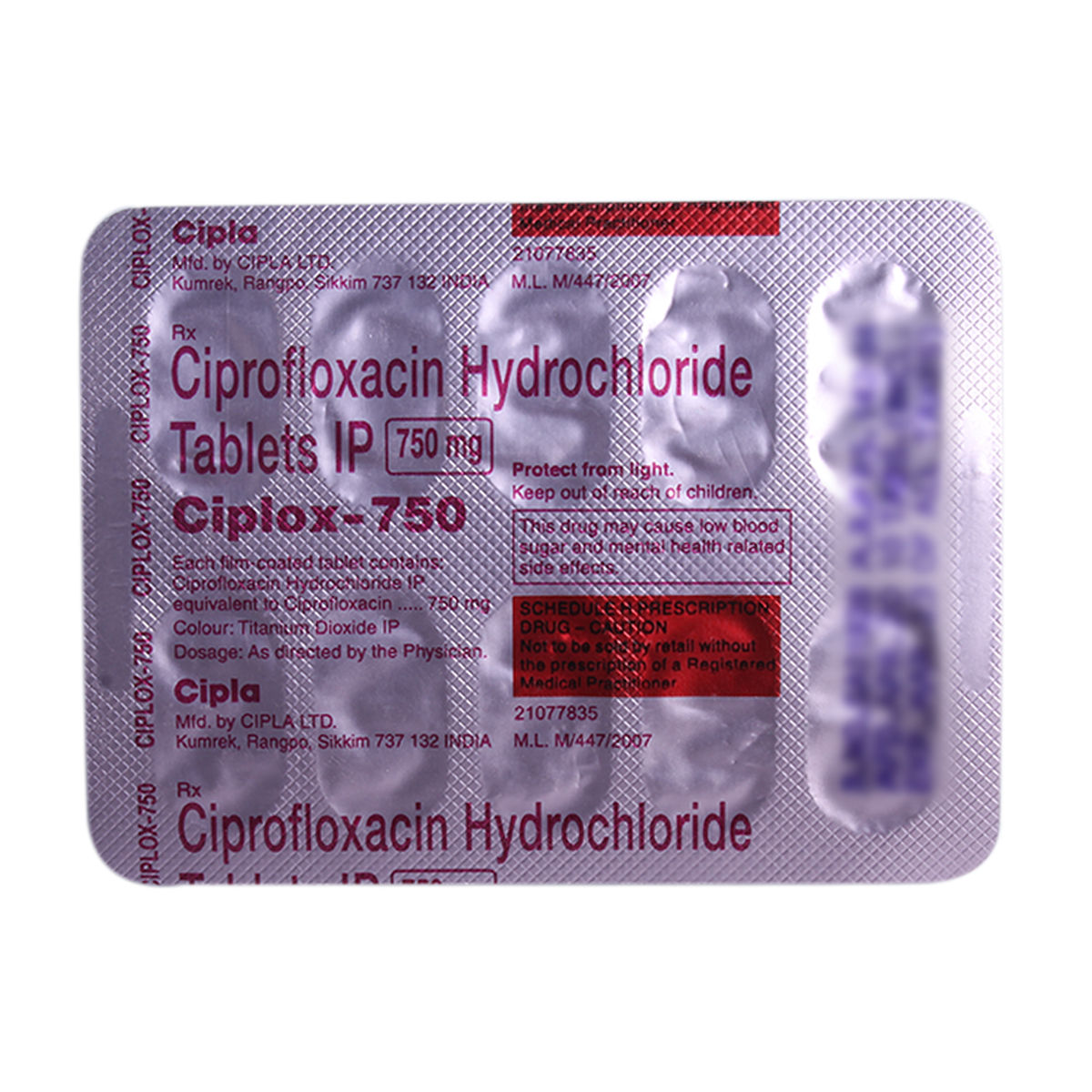 Ciplox 750 mg Tablet | Uses, Side Effects, Price | Apollo Pharmacy