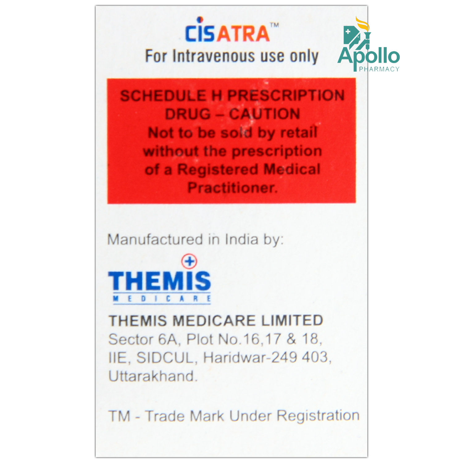 CISATRA 10MG/5ML INJECTION Price, Uses, Side Effects, Composition ...