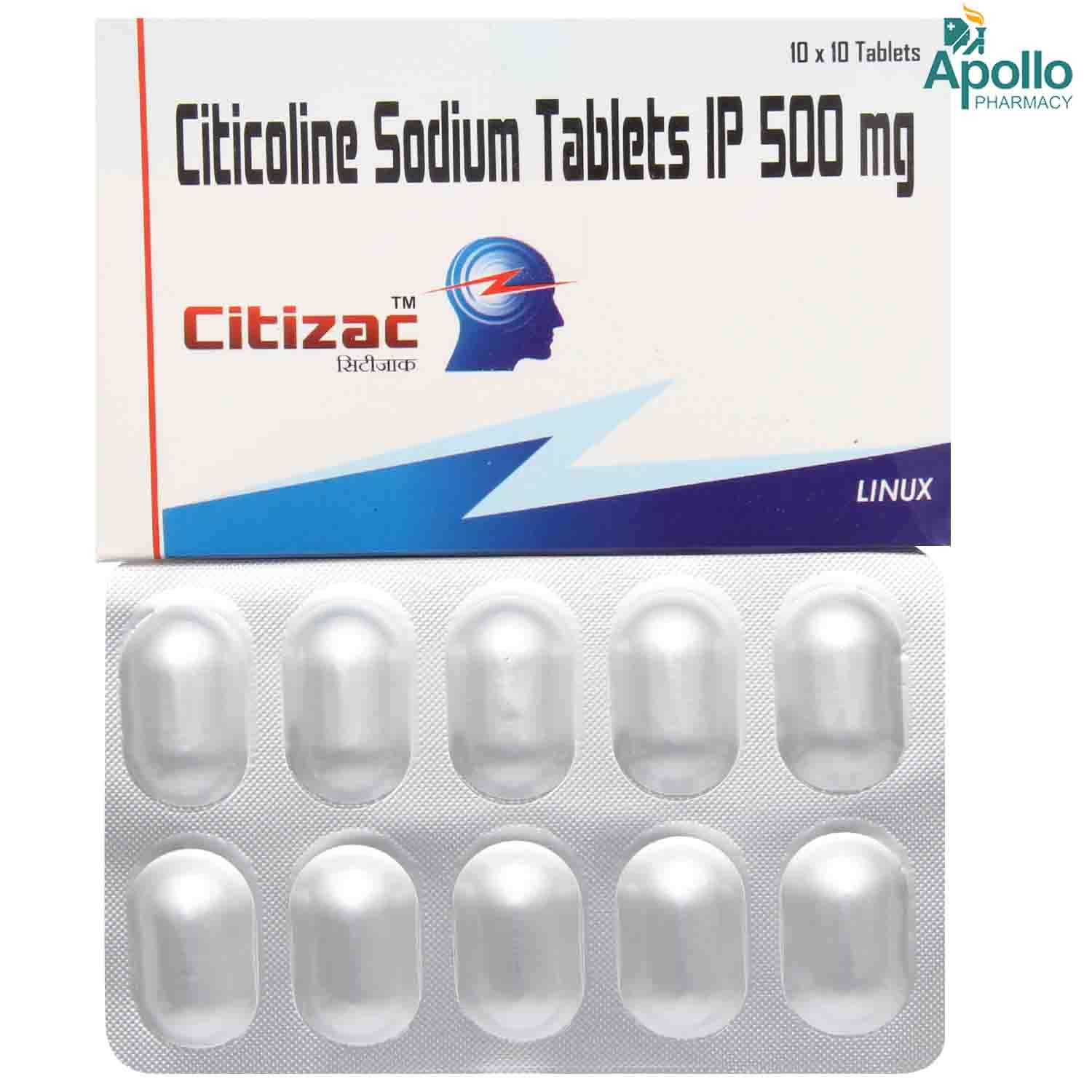 CITIZAC TABLET 1 | Uses, Side Effects, Price | Apollo Pharmacy