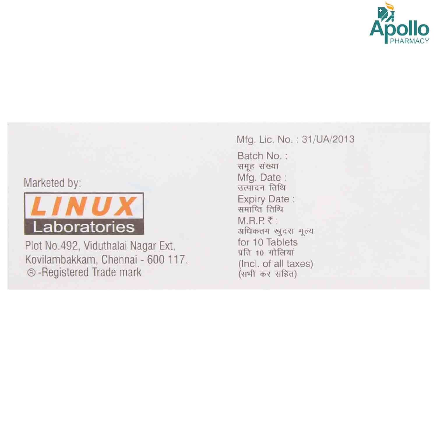 Citalin Forte Tablet 10's Price, Uses, Side Effects, Composition ...