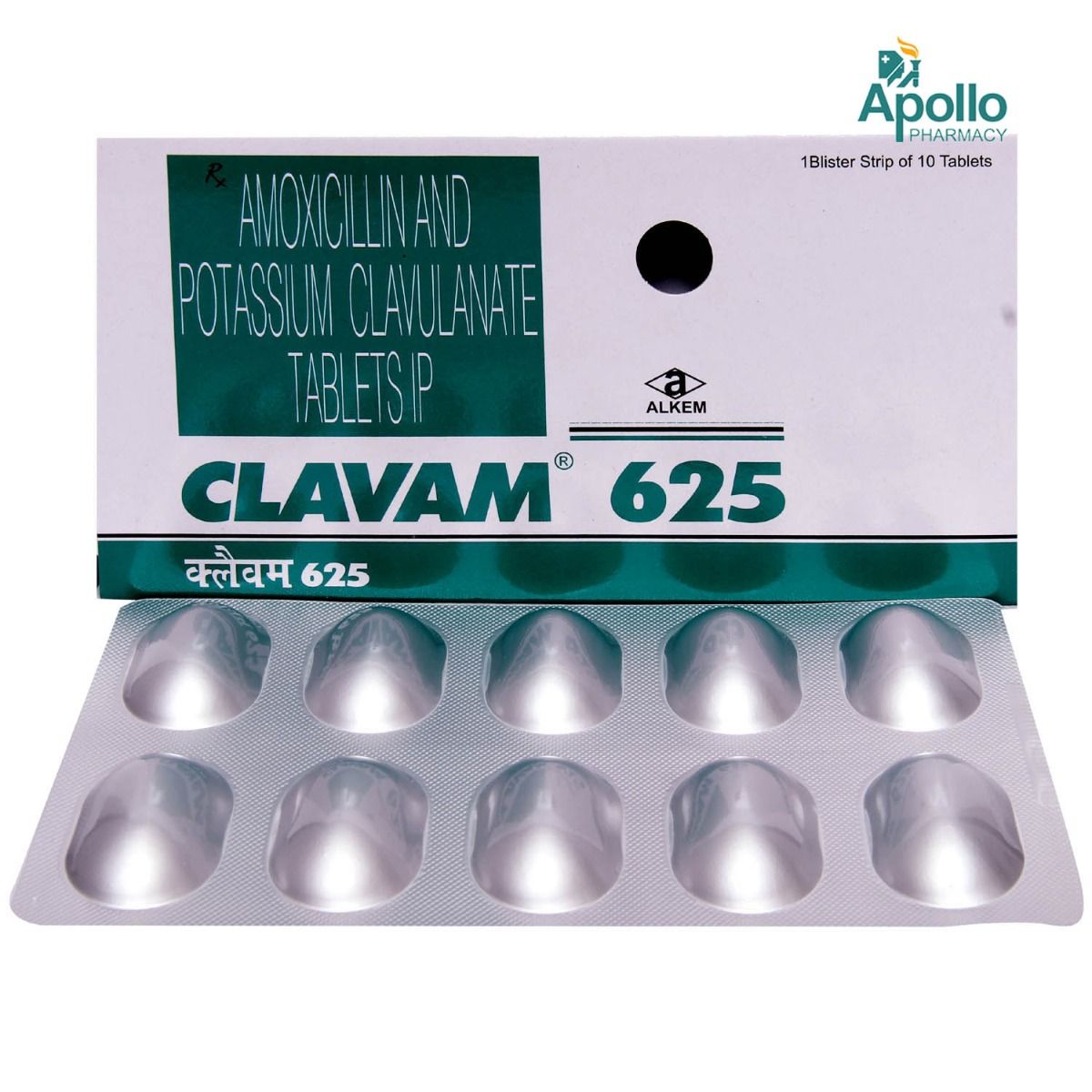 Clavam 625 Tablet 10's Price, Uses, Side Effects, Composition - Apollo ...