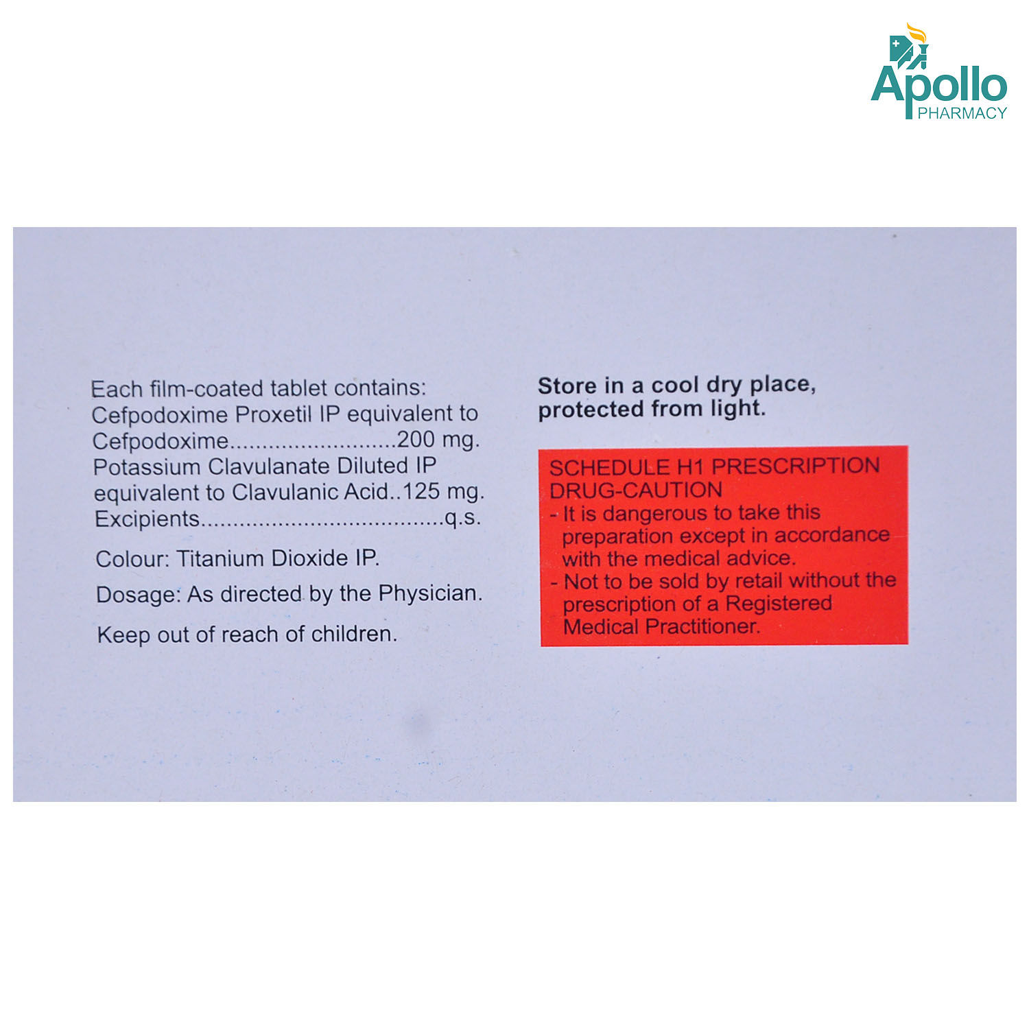 Clavpod-325 Tablet | Uses, Side Effects, Price | Apollo Pharmacy