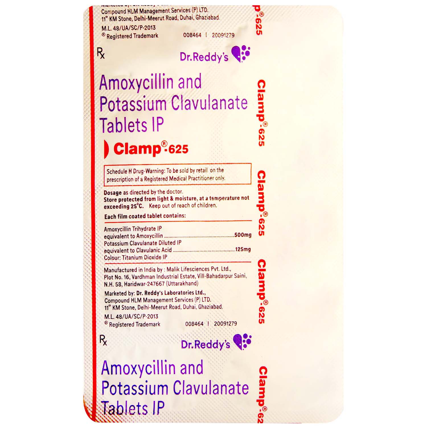 Clamp 625 Tablet 10's Price, Uses, Side Effects, Composition - Apollo ...