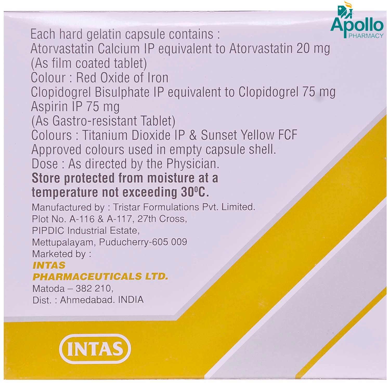 Clavix Gold-20 Capsule 15's Price, Uses, Side Effects, Composition ...