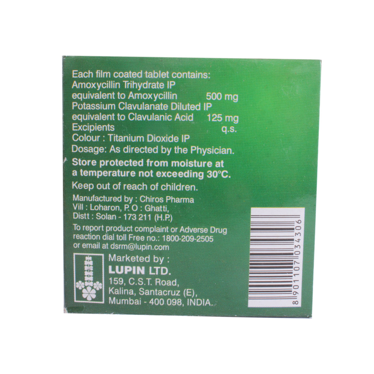 Clavidur 625 Tablet 10's Price, Uses, Side Effects, Composition ...