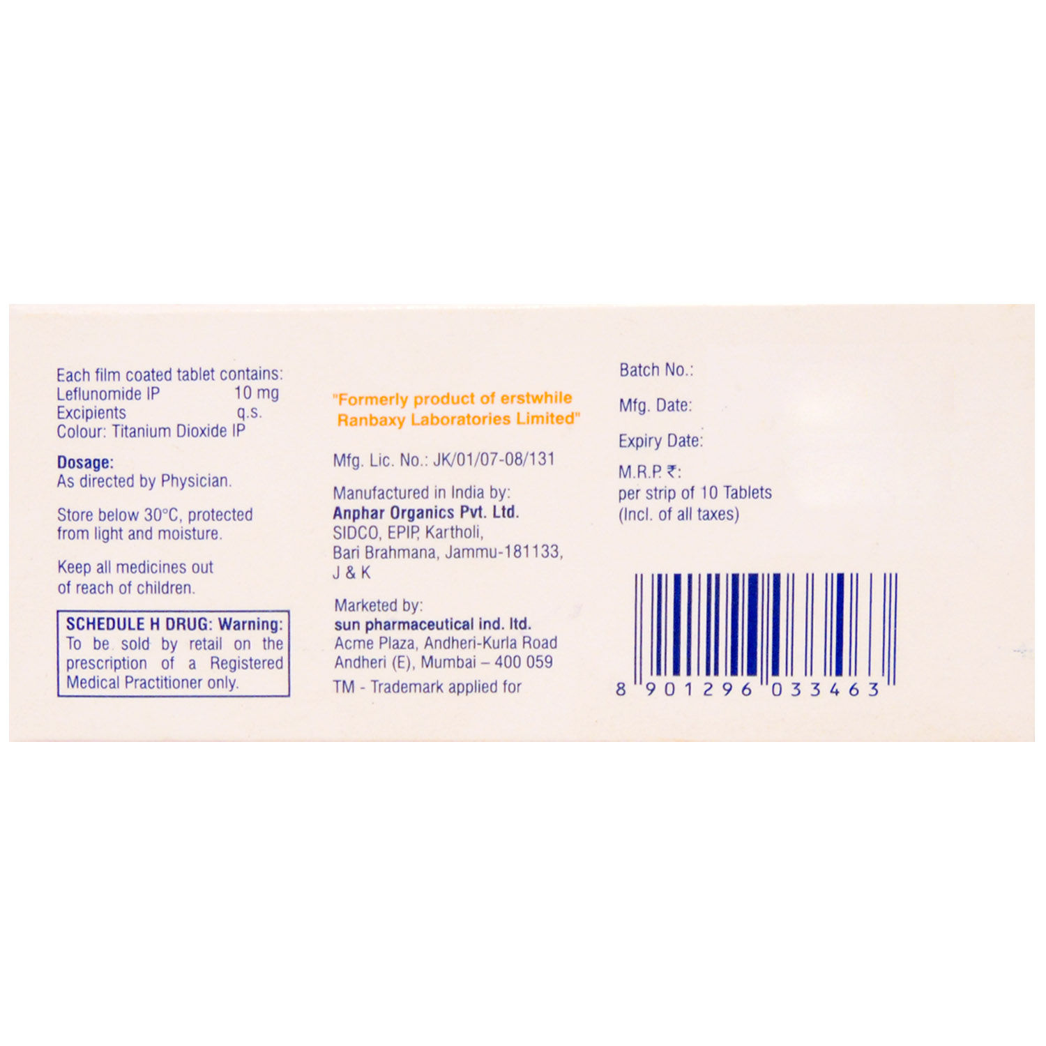 Cleft 10 Tablet 10's Price, Uses, Side Effects, Composition - Apollo ...