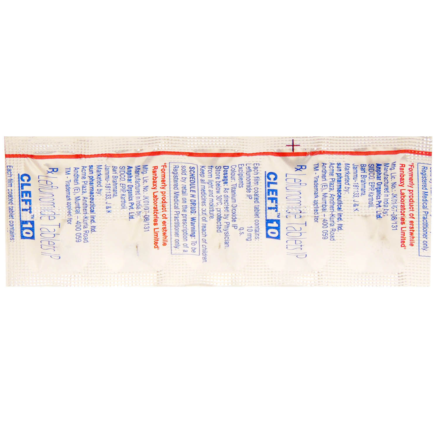 Cleft 10 Tablet 10's Price, Uses, Side Effects, Composition - Apollo ...