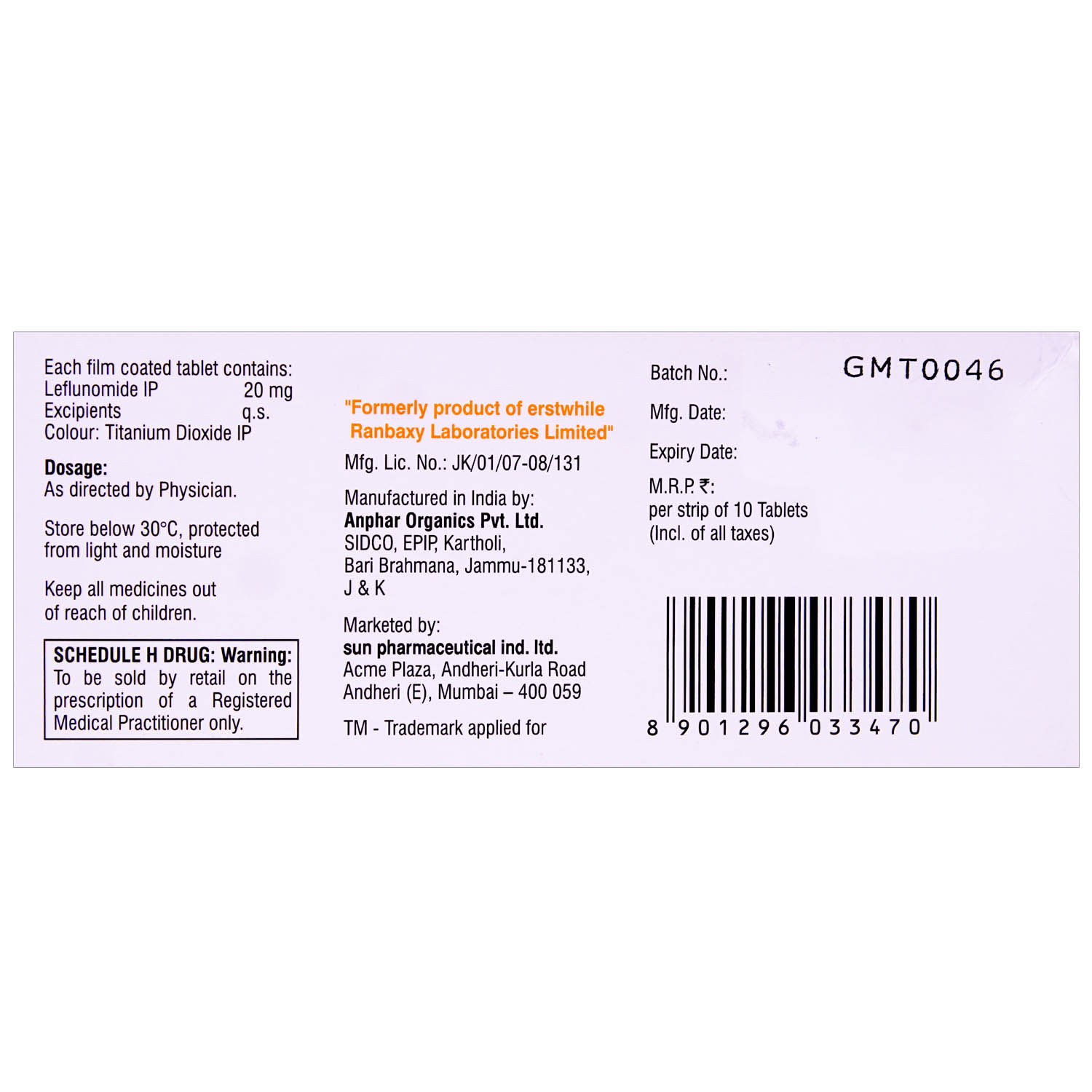 Cleft 20 Tablet 10's Price, Uses, Side Effects, Composition - Apollo ...