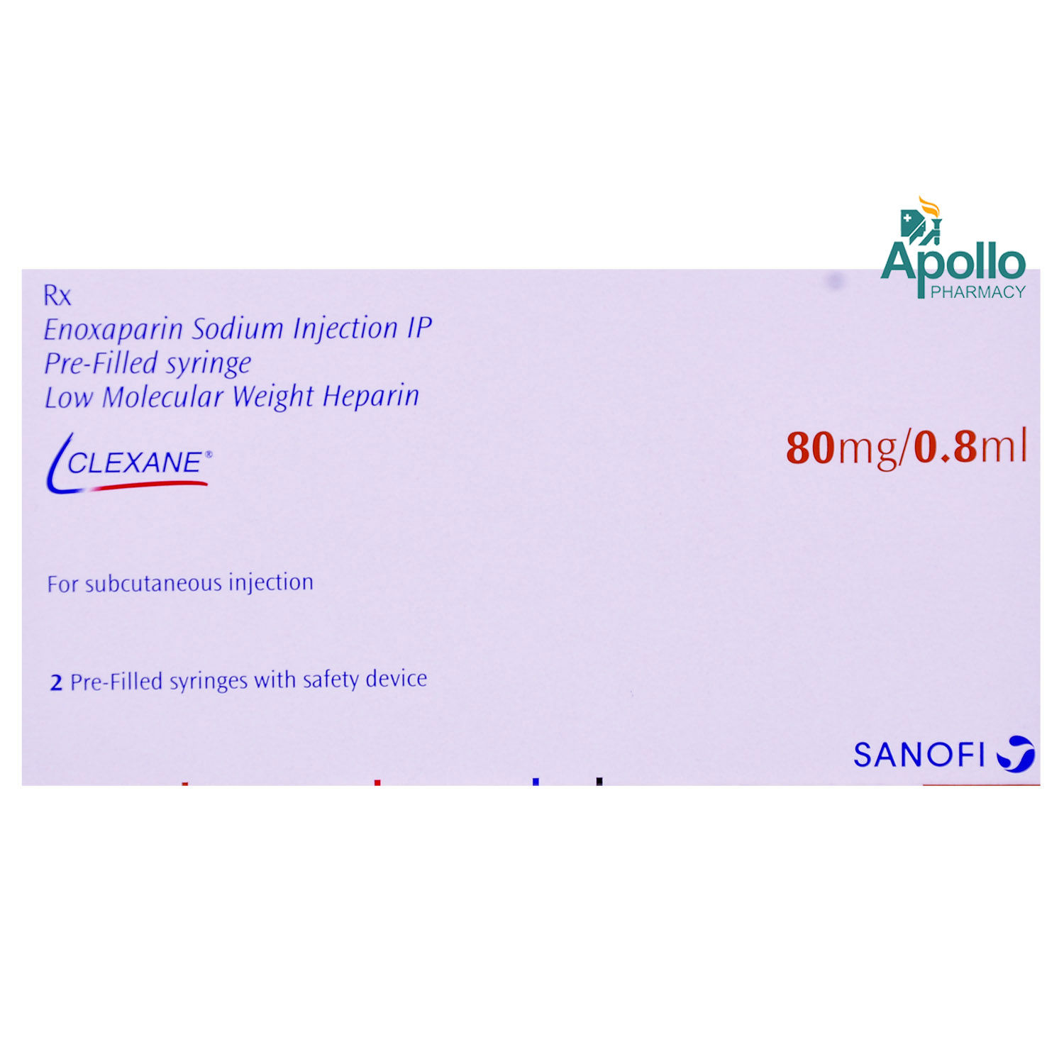 Clexane 80mg Injection | Uses, Side Effects, Price | Apollo Pharmacy