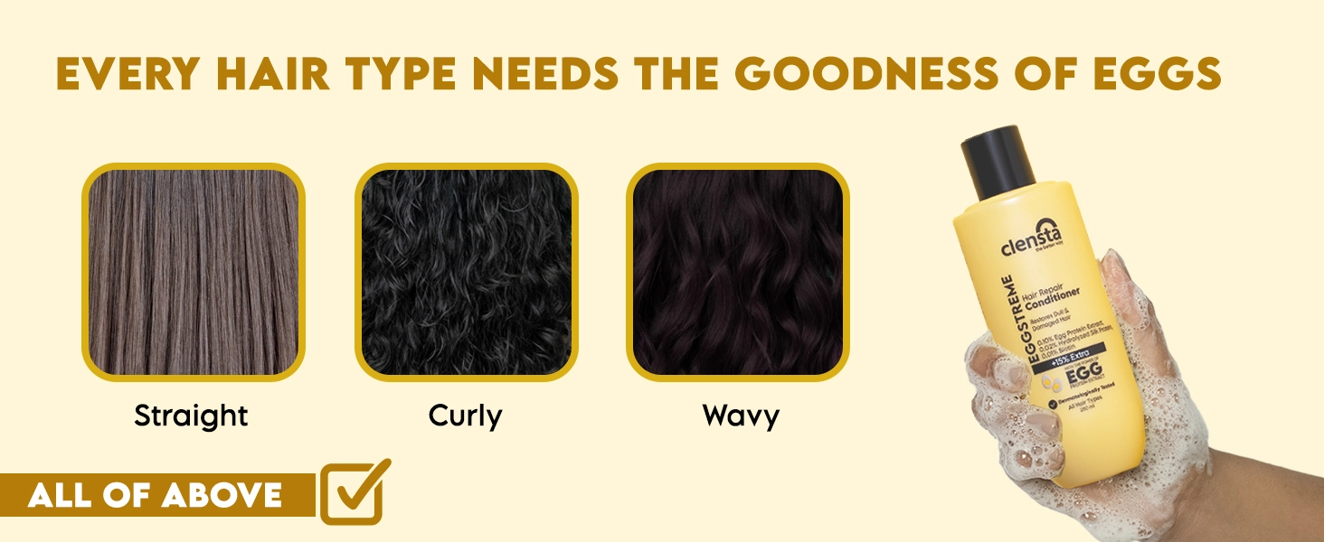 Clensta Eggstreme Hair Conditioner, 250 ml | Uses, Benefits, Price ...