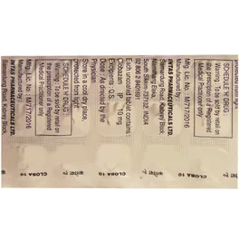 Cloba 10 Tablet | Uses, Side Effects, Price | Apollo Pharmacy
