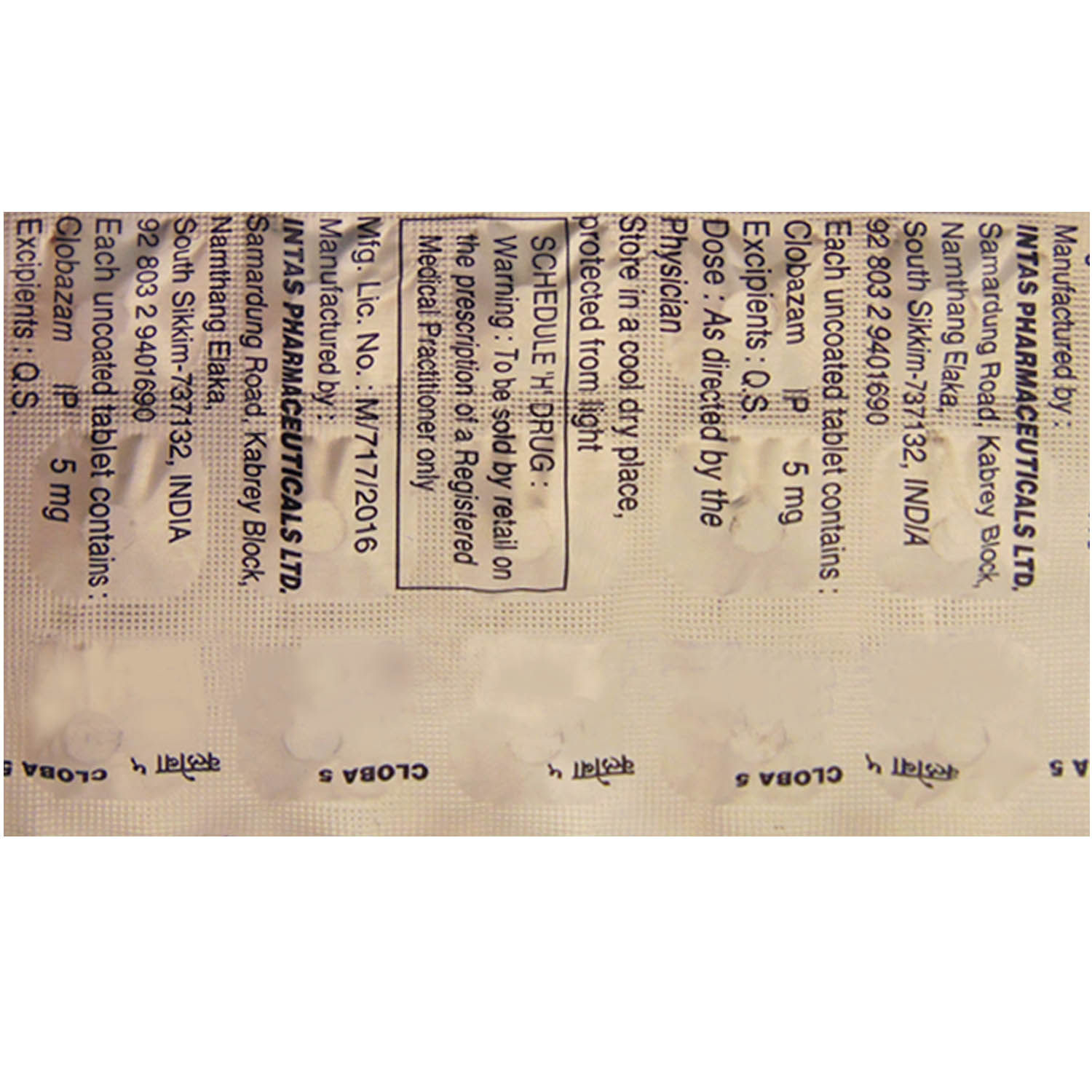 Cloba 5 mg Tablet 10's Price, Uses, Side Effects, Composition - Apollo ...