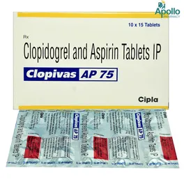 Clopivas AP 75 Tablet | Uses, Side Effects, Price | Apollo Pharmacy