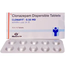 Clonafit 0.5 MD Tablet | Uses, Side Effects, Price | Apollo Pharmacy