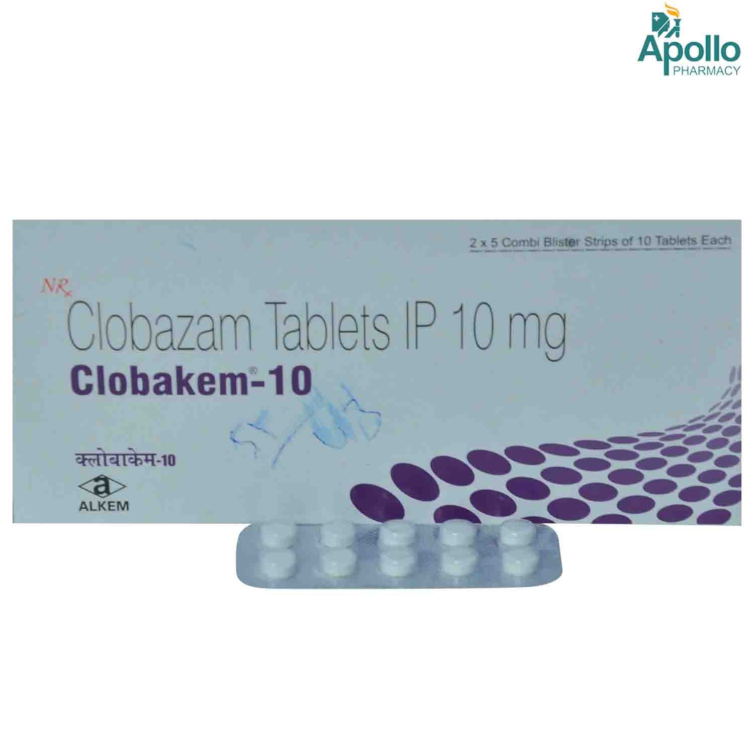 Clobakem 10 mg Tablet 10's Price, Uses, Side Effects, Composition ...