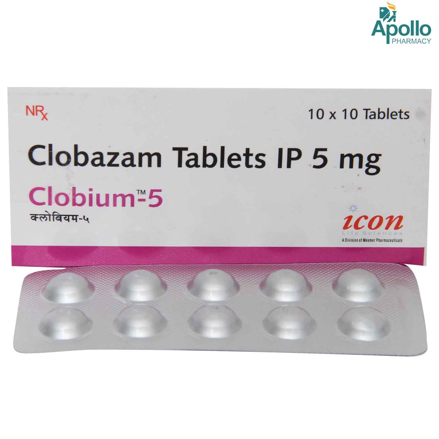 Clobium 5 mg Tablet 10's Price, Uses, Side Effects, Composition ...