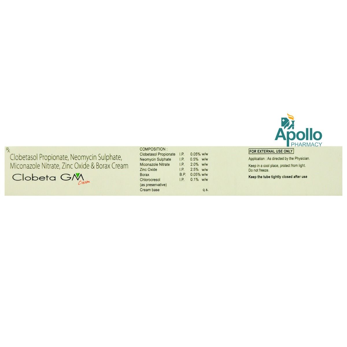 Clobeta GM Cream 20 gm Price, Uses, Side Effects, Composition - Apollo ...