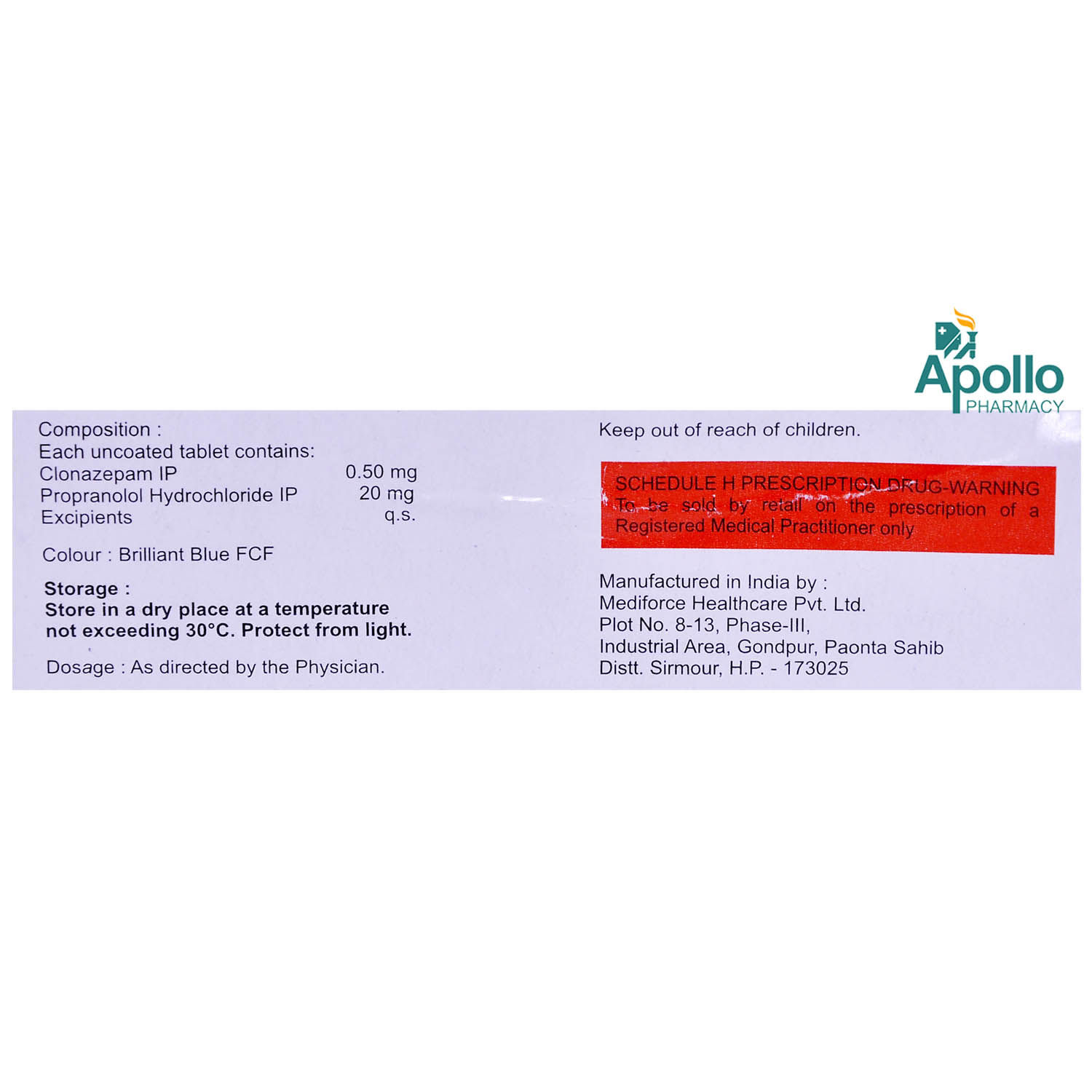 Clonafit Beta Tablet | Uses, Side Effects, Price | Apollo Pharmacy