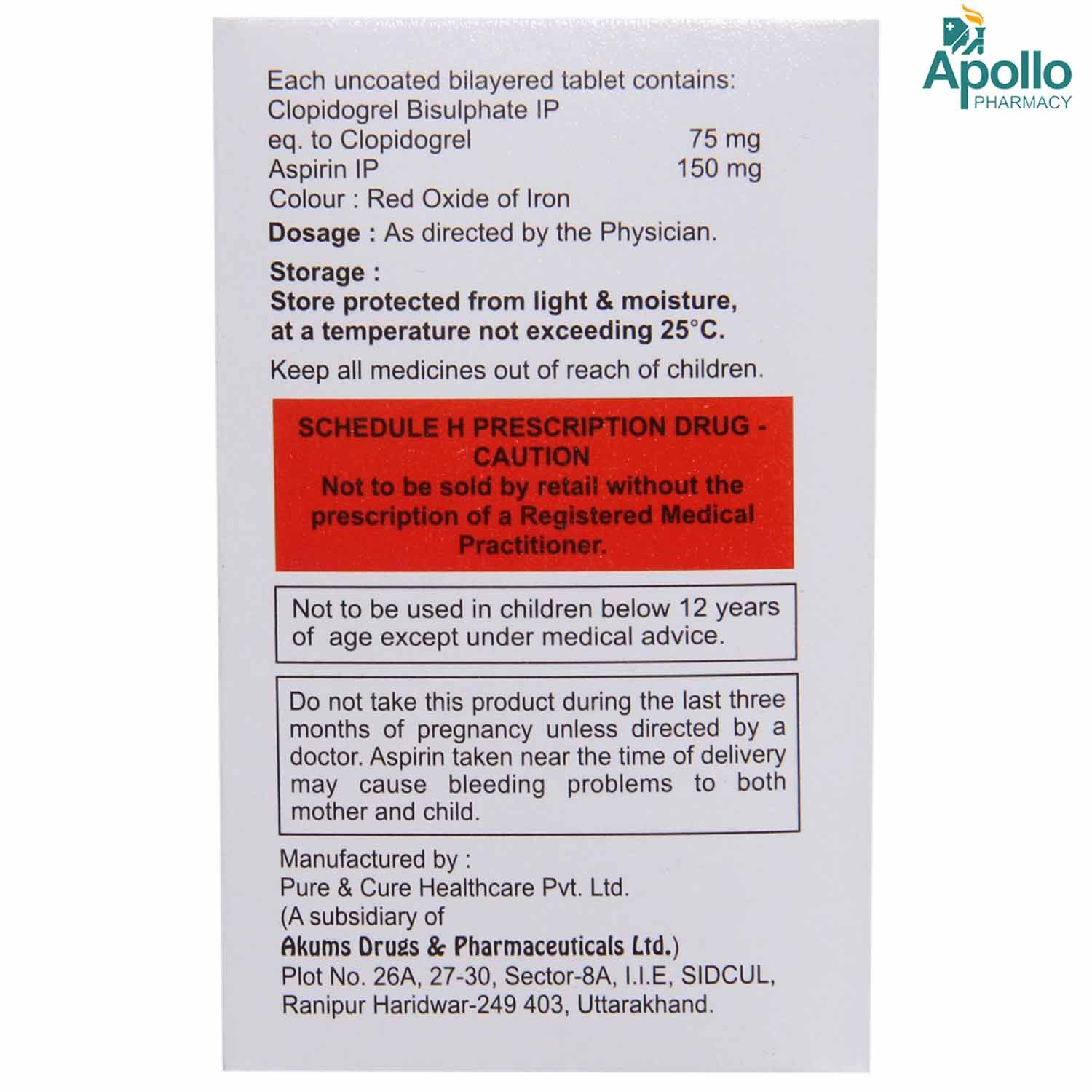 CLOYD A 150MG TABLET 15'S Price, Uses, Side Effects, Composition ...