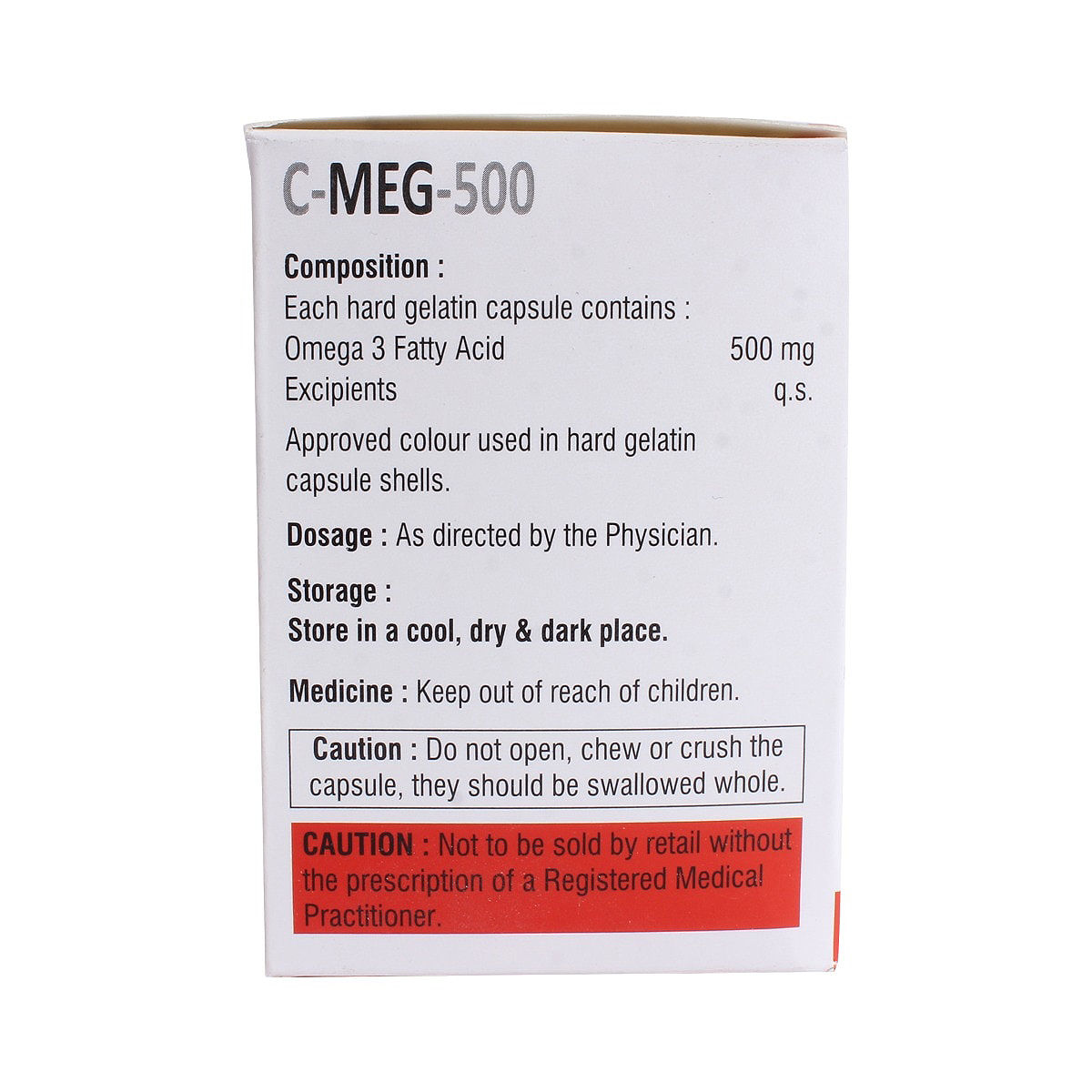 C-Meg-500 Capsule 10's Price, Uses, Side Effects, Composition - Apollo ...